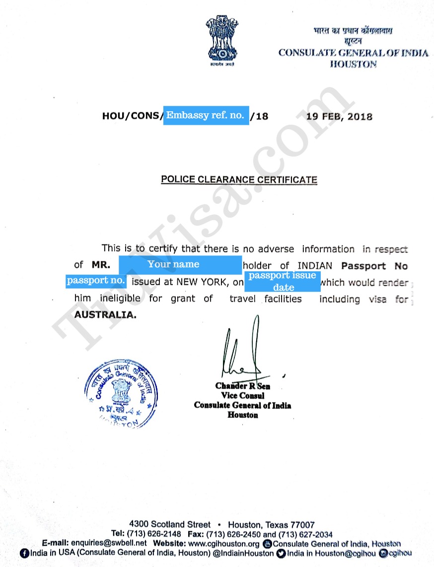 How To Get Indian Police Clearance Certificate From Indian Embassy How To Get Indian Police Clearance Certificate From Indian Embassy