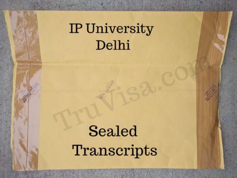 How to get IP University Transcript in Sealed Envelope
