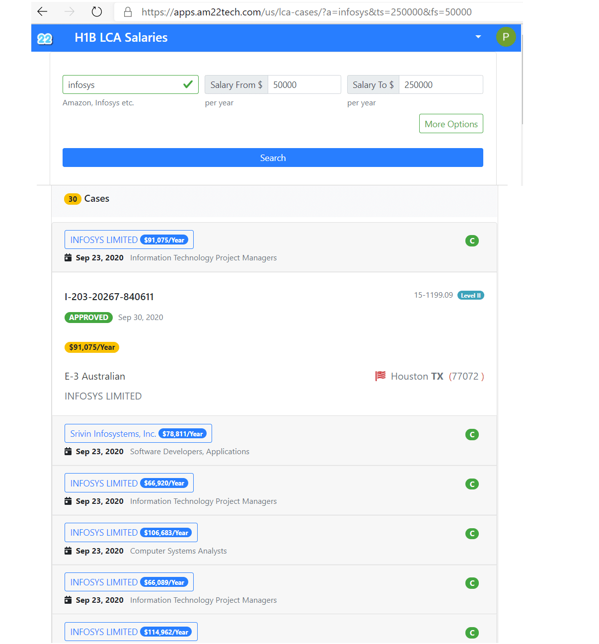 Check LCA Status Online, H1B Salary (Processing Time) - USA