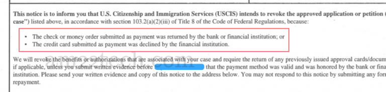 USCIS Issues NOIR For H1B Premium Check Bounce uscis-issues-noir-for-h1b-premium-check-bounce