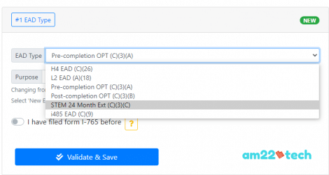 How to Apply F1 OPT EAD (Sample STEM OPT form)
