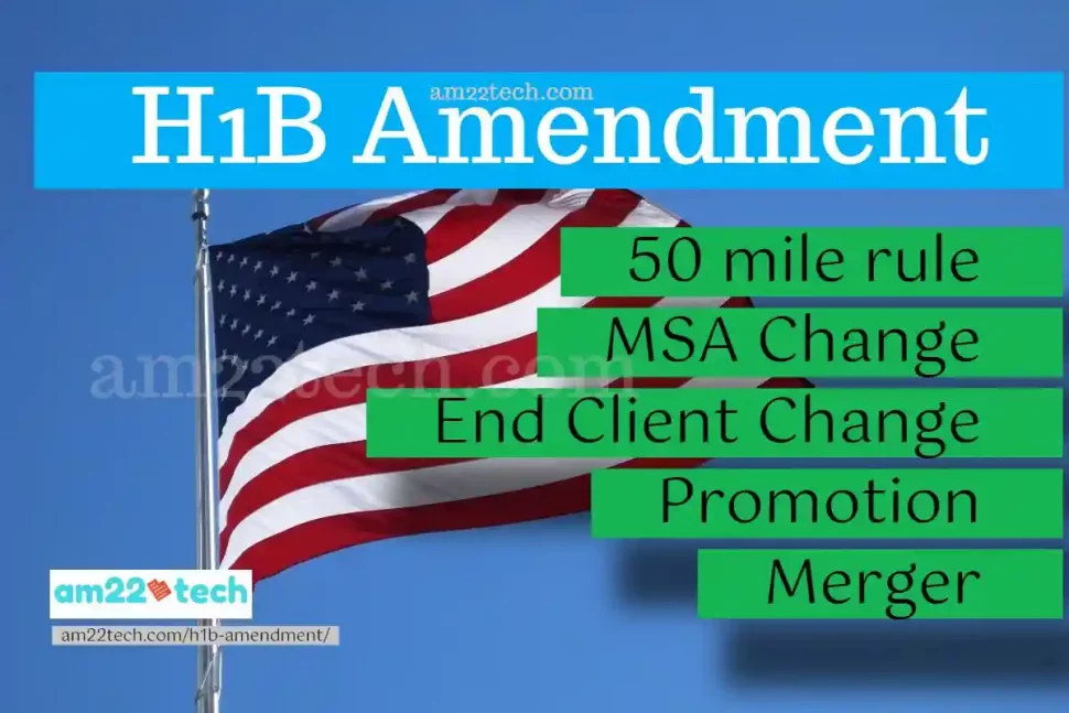 H1B Amendment 50 Mile Rule - Do Salary Increase, Promotion Require ...