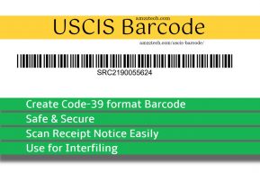 USCIS Barcode Generator - Print Receipt, A Number Code Easily - USA